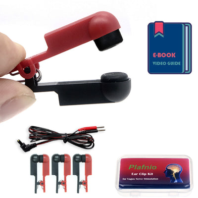 Ear Clip for Vagus Nerve Stimulation, for TENS units, Set of 3 ...