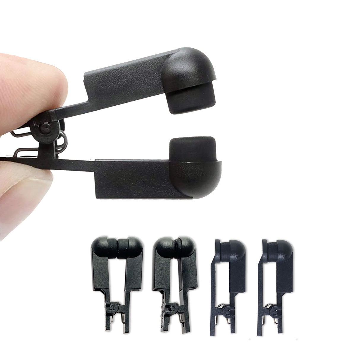 Double-Sided Ear Clips with Dual Silicone Heads for TENS UNIT 7000, Se ...